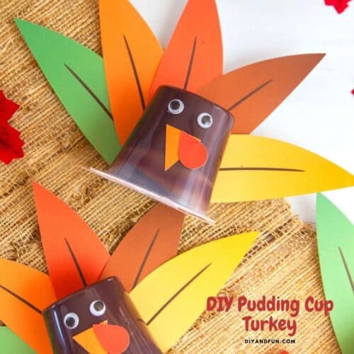 DIY Turkey Pudding Cups - DIY and Fun