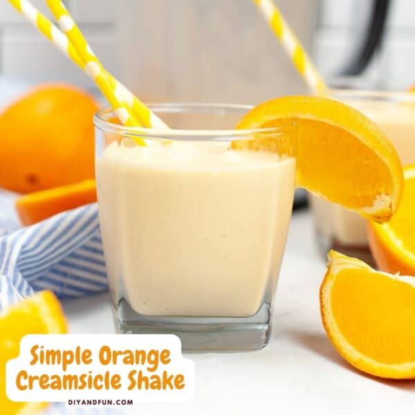 Orange Creamsicle Shake - DIY and Fun