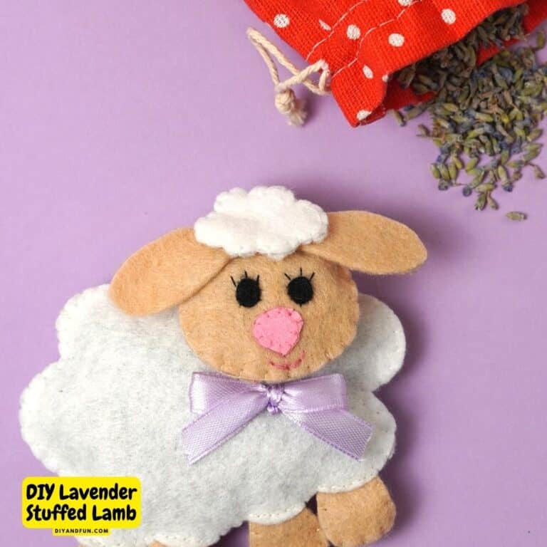 DIY Lavender Stuffed Lamb - DIY and Fun