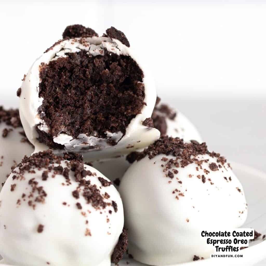 Chocolate Coated Espresso Oreo Truffles - DIY and Fun