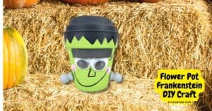 Flower Pot Frankenstein DIY Craft - DIY and Fun