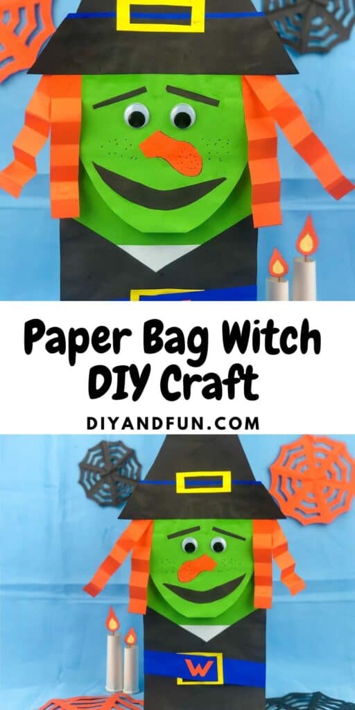 Paper Bag Witch DIY Craft - DIY and Fun