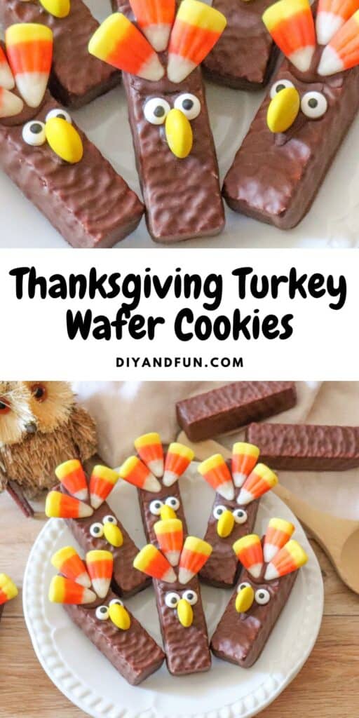Thanksgiving Turkey Wafer Cookies - DIY and Fun