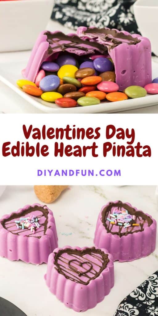 Valentines Day Edible Heart Pinata - DIY and Fun