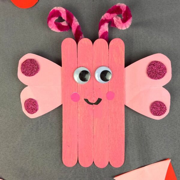 Love Bug Popsicle Craft for Kids - DIY and Fun