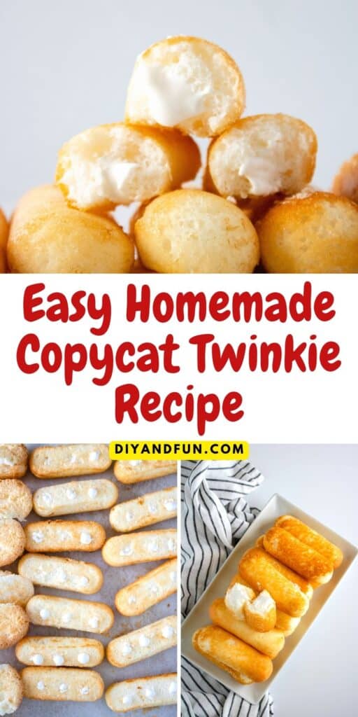 Easy Homemade Copycat Twinkie Recipe - DIY and Fun