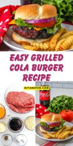 Easy Grilled Cola Burger Recipe - DIY and Fun