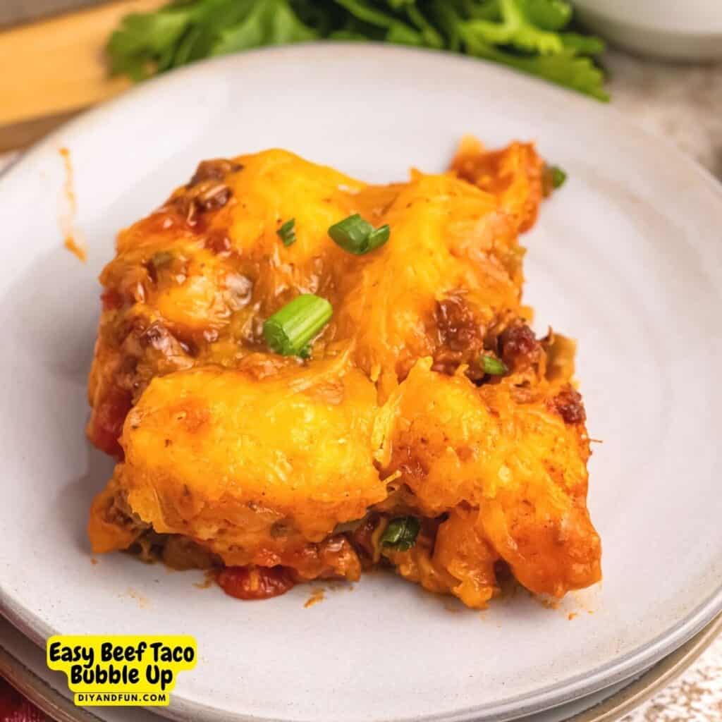 Easy Beef Taco Bubble Up - DIY and Fun