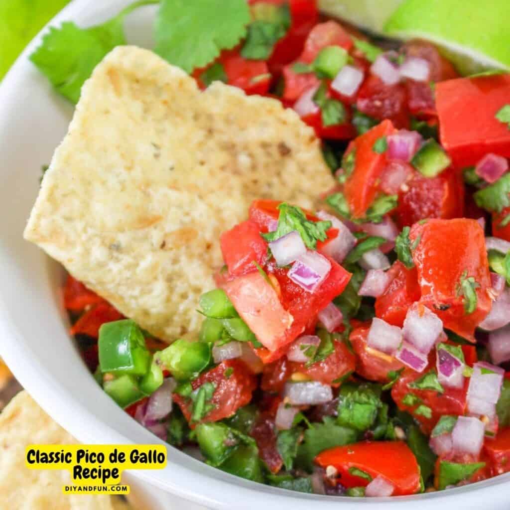 Classic Pico de Gallo Recipe - DIY and Fun