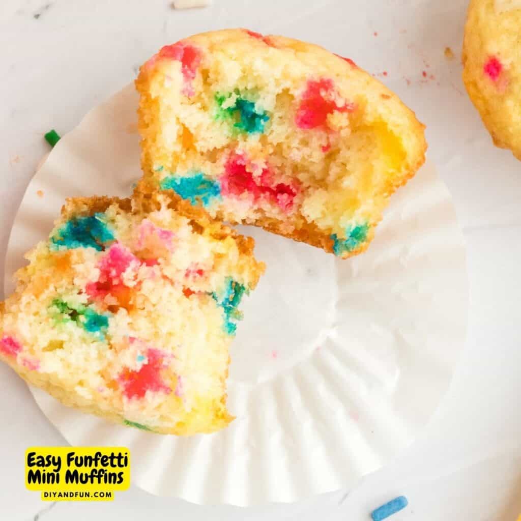 Easy Funfetti Mini Muffins - DIY and Fun