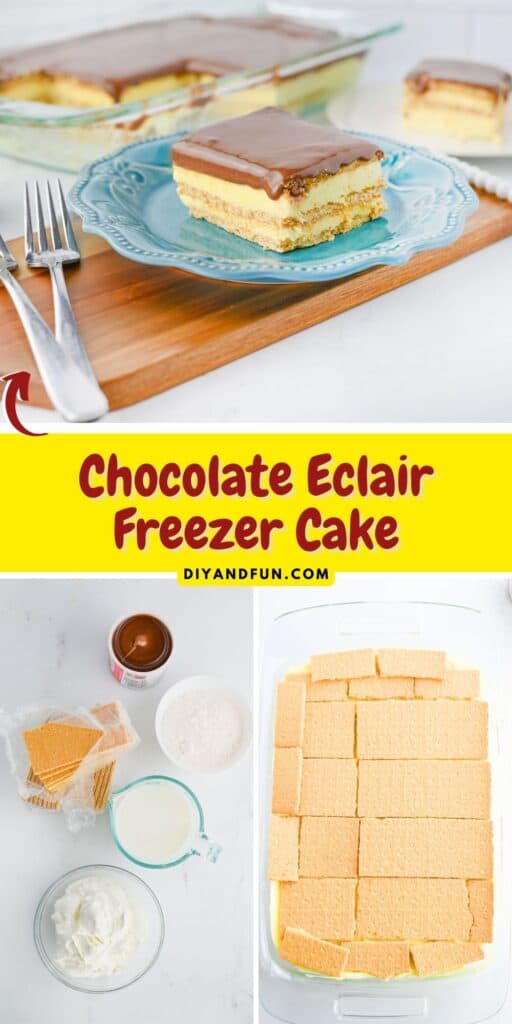 Chocolate Eclair Freezer Cake - DIY and Fun