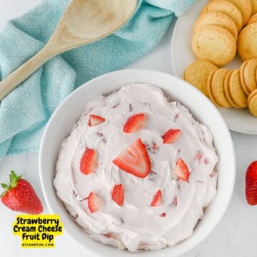Strawberry Cream Cheese Fruit Dip - DIY and Fun
