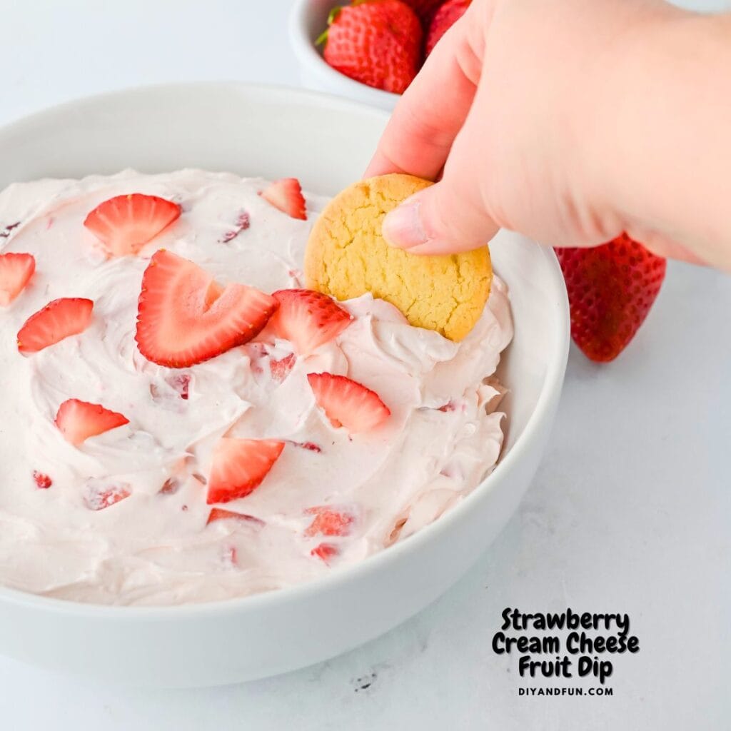 Strawberry Cream Cheese Fruit Dip - DIY and Fun