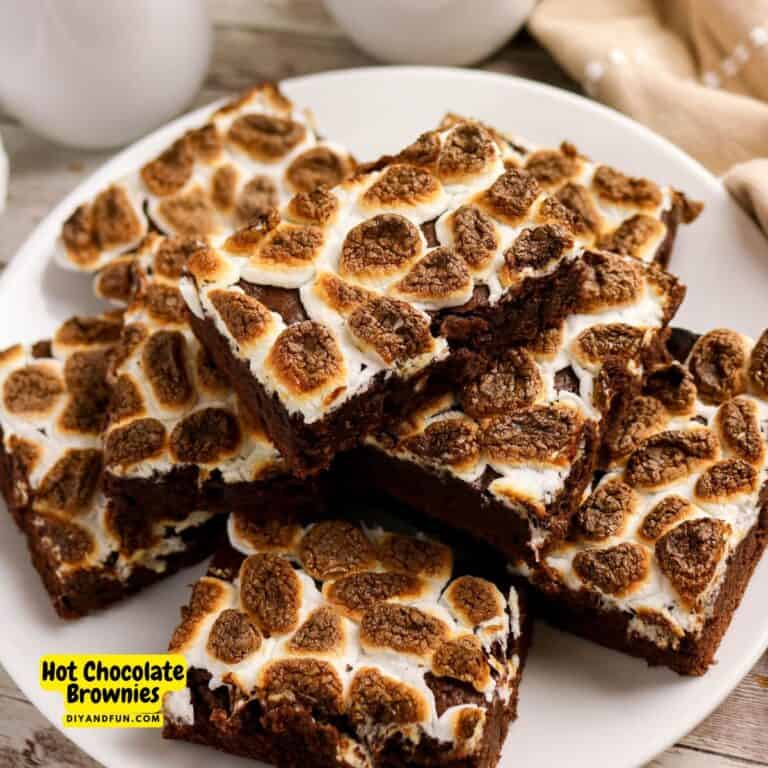 Hot Chocolate Brownies Recipe - DIY and Fun